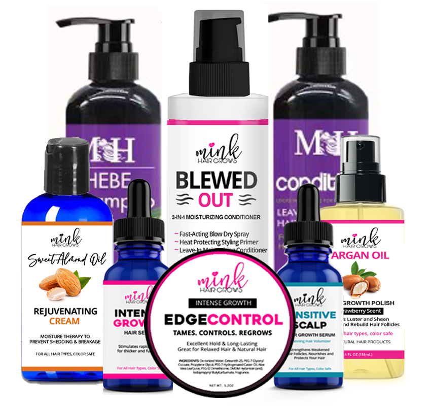 Hair Growth Combo #5 with Free Hair Serums - Miracle Hair – Mink Hair Grows